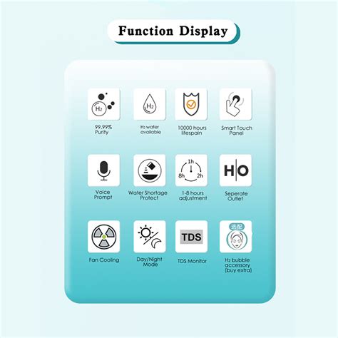 900mlmin Oxy Hydrogen Inhaler High Performance Hydrogen Therapy Device