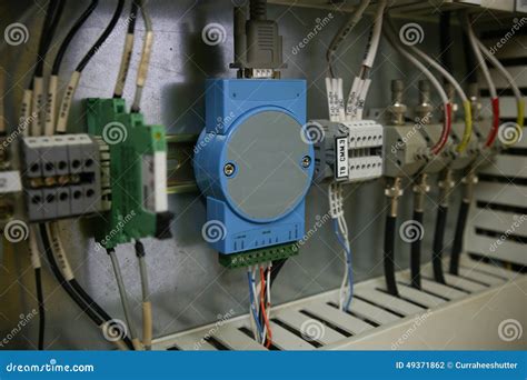 Electronic Components In Control System The Circuit Of Control System In Control Box Stock