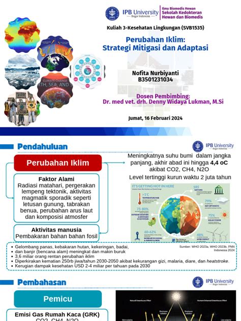 Strategi Mitigasi Perubahan Iklim Pdf