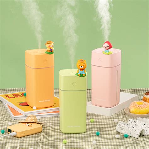 Poom 카카오프렌즈 데일리 Led 무드등 대용량 가습기 500ml