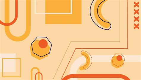 Geometric Abstract Backgrounds Design Composition Of Simple Geometric Shapes Primitive Elements