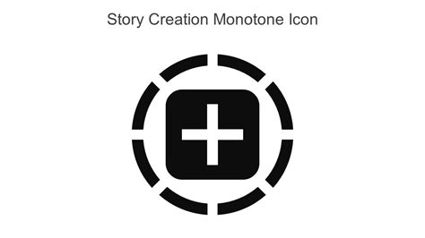 Story Creation Monotone Icon In Powerpoint Pptx Png And Editable Eps Format PPT Slide