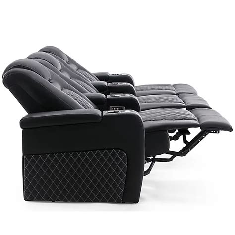 Broadway 3 Seater Electric Recliner Cinema Sofa Usb Charging Led Base