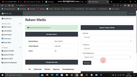 Aplikasi Sistem Informasi Klinik Berbasis Web - YouTube