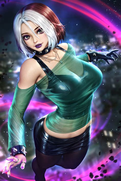 Rogue Marvel And 2 More Drawn By Neoartcore Danbooru