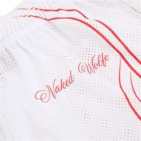 Naked Wolfe Jersey Shorts White