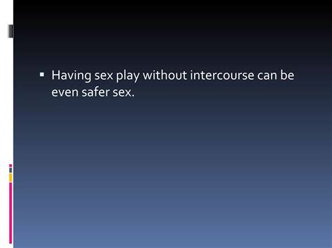 safe sex ppt