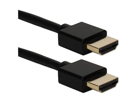 QVS Ft High Speed HDMI UltraHD K With Ethernet Thin Flexible Cable Walmart Com