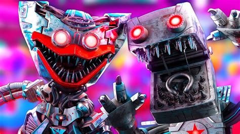 Robot Boxy Boo Vs Robot Huggy Wuggy Poppy Playtime Animation Youtube