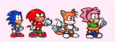 Sonic Classic Characters By Andrerrr On Newgrounds