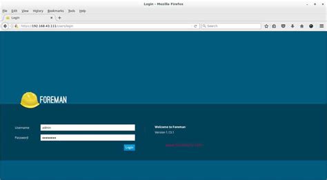 Katello Dashboard Centos 7