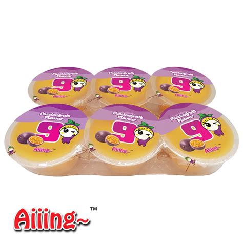 Aiiing Fruit Pudding Cups Aiiing Pudding Cups Passion Fruit Flavour Pudding With Nata De Coco