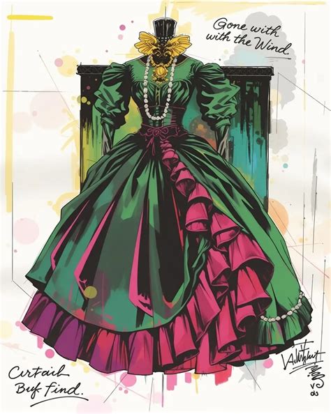 Drawing Sketch Dress Carol Gone Free Ai Photo Generator Starryai