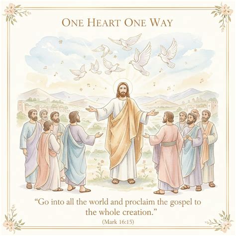 往普天下去：從大使命學習將臨期的福傳精神 One Heart One Way Ministry 一心同行