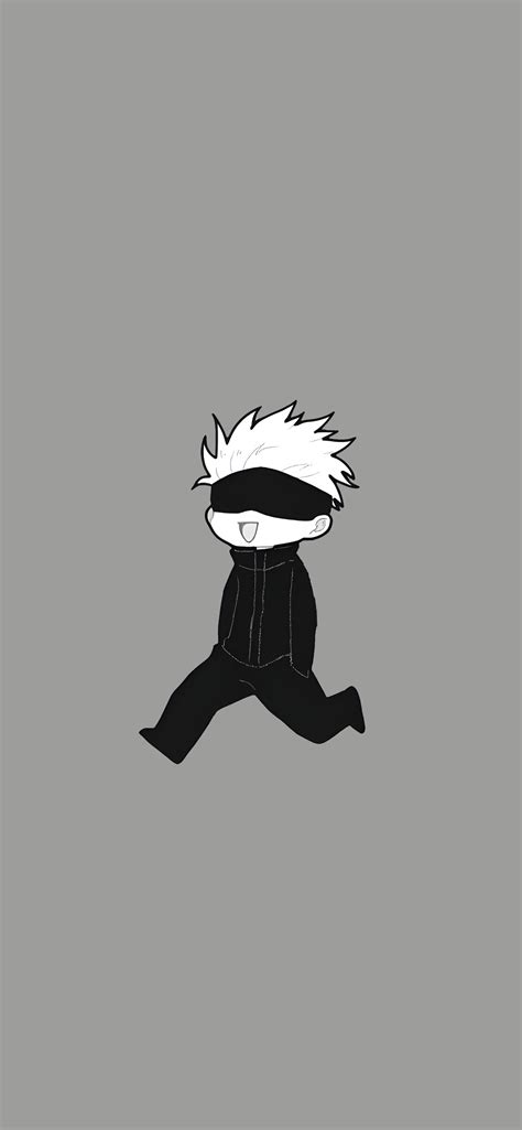 Minimalist Cute Gojo Satoru Wallpapers Jujutsu Kaisen Wallpapers