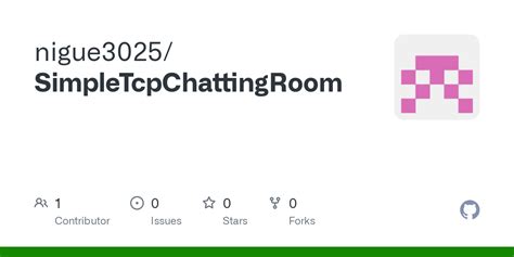 GitHub Nigue SimpleTcpChattingRoom