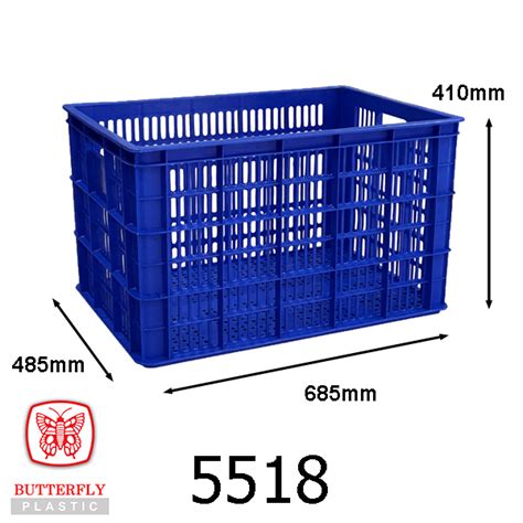 Heavy Duty Crate Stackable Basket Industrial Crate Plastic Basket