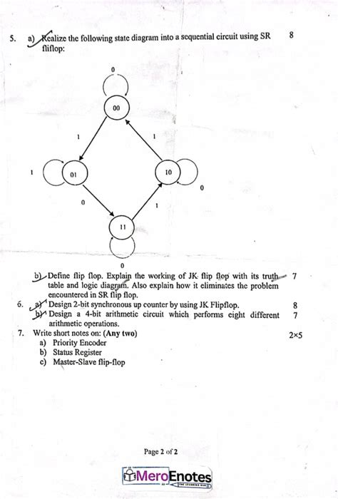 pu be computer digital logic question paper 1st semester mero enotes
