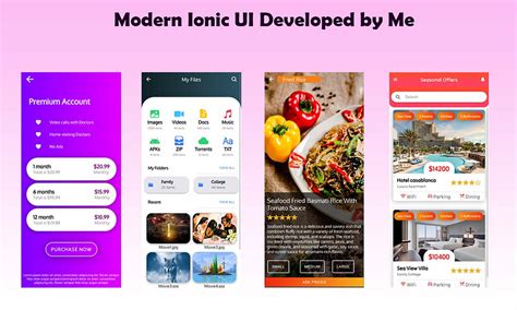 ionic mobile app ui ux design ideas by malith kodikara on dribbble