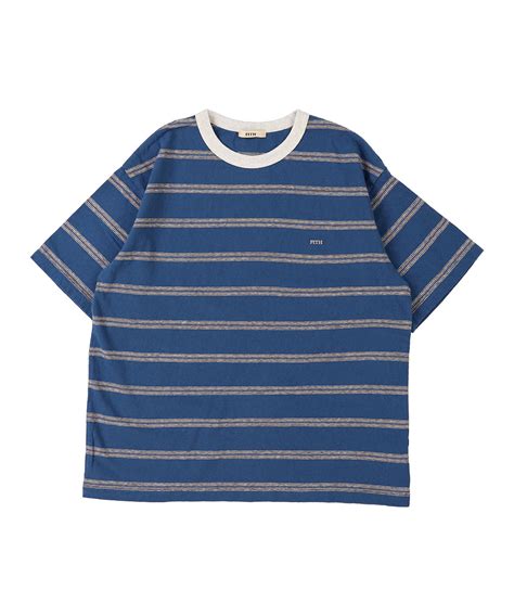 Recycled Cotton Striped Tee Ladies Fith Online Store