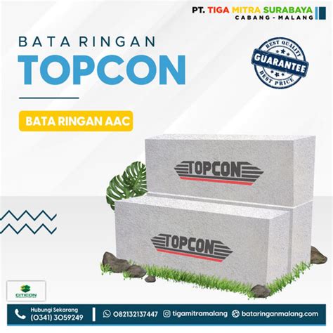 Jual Bata Ringan Topcon Bata Hebel Topcon Kab Malang Tiga Mitra Malang Tokopedia