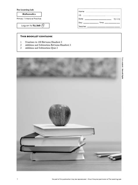 Primary 1 Math Practice Numbers And Addition Pdf Mathematics