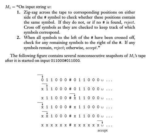 1 Give Implementation Level Description Of A Turing