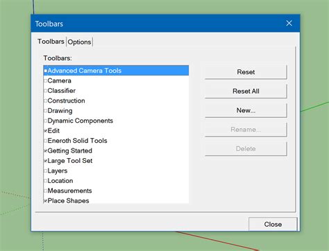 Customizing Toolbar Pro Sketchup Community