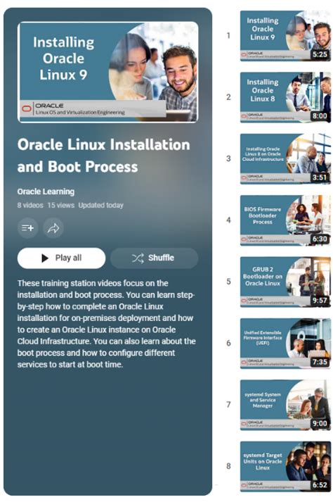 Grow Your Oracle Linux Expertise With The Installation And Boot Process Training Video Playlist
