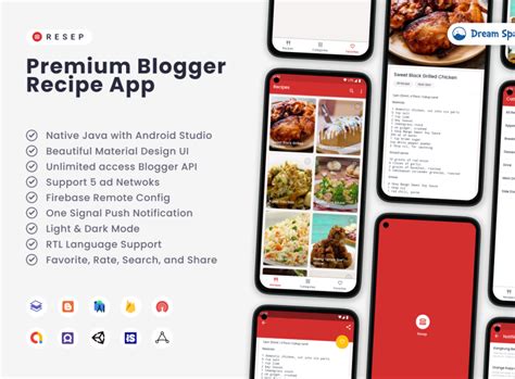 Resep Blogger Recipe App By Muslim Sidiq On Dribbble