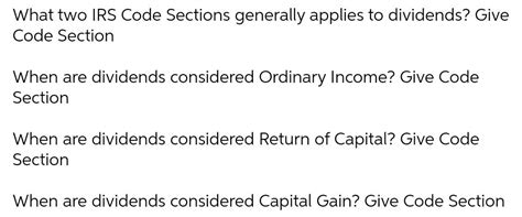 Solved What Two Irs Code Sections Generally Applies To