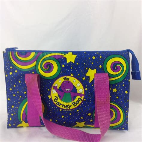 The Barney Bag 1994 The Lyons Group Vintage Rare Purple Dinosaur Good
