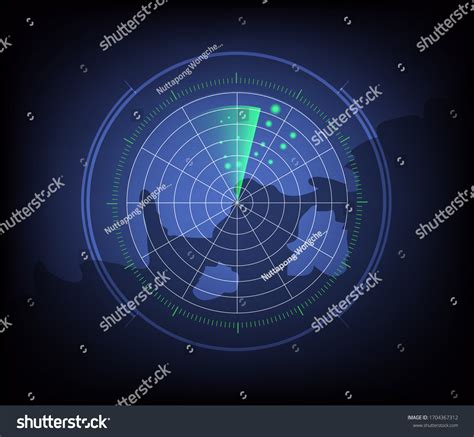Radio Detection Ranging Something Stock Vector Royalty Free
