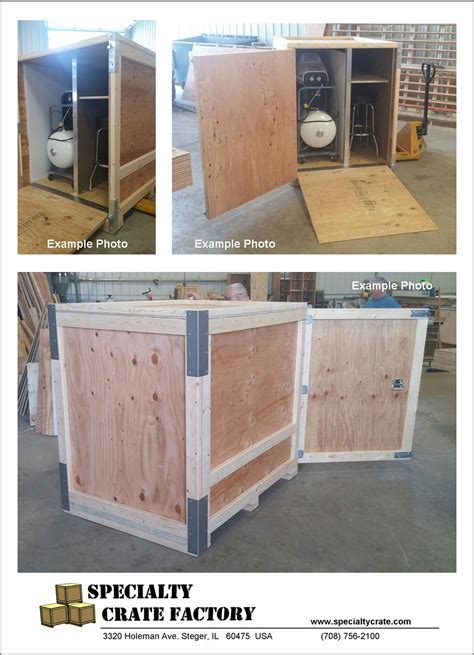 Trade Show Crates Re Usable Crates — Wooden Shipping Crates Custom Crating At Specialty