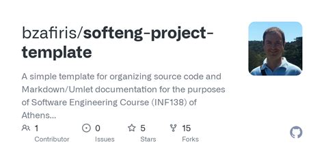 github bzafiris softeng project template a simple template for