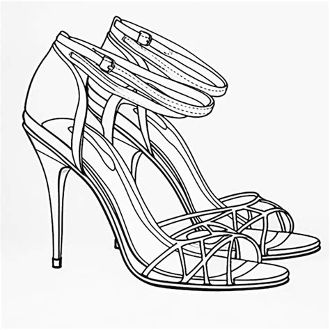 63000 High Heels Drawing Pictures