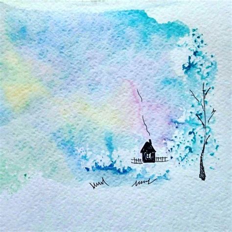 Малюнки аквареллю 100 фото прикольних шаблонів і зразків як намалювати легкі і красиві картинки