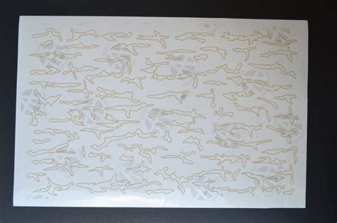 TREE BARK CAMO 2 Pack Camo Stencils For Your Camouflage Painting Needs
