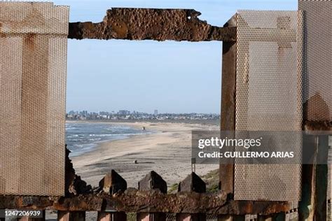 View Of A Deteriorated Section Of The Us Mexico Border Wall At News