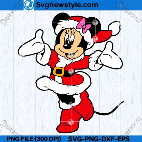 Mickey Mouse Santa Claus Svg Disney Christmas Svg Cut File Svg