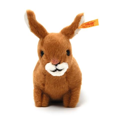 Classic Miniature Rabbit 4 In Light Brown