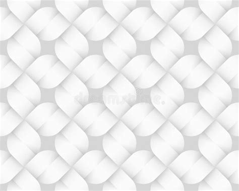 Vector Seamless Pattern Of Quadratic Woven Bands White Background Illustration Stock Vector