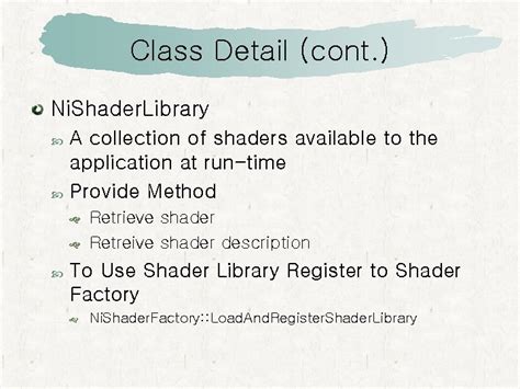 Shader Program In Gamebryo Introduction Shader A Complete