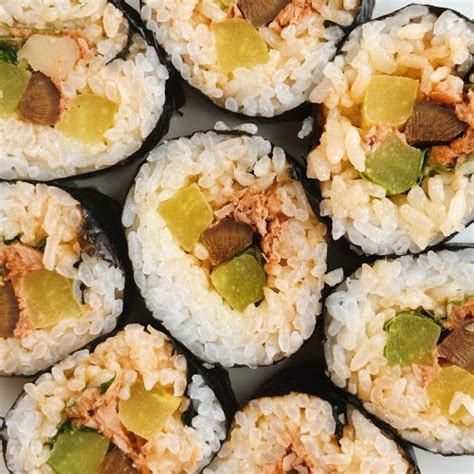 Spicy Tuna Kimbap Quick And Easy Recipe Taste It With Tia