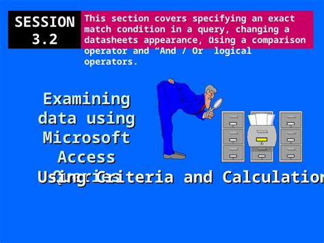 ppt examining data using microsoft access queries using criteria and