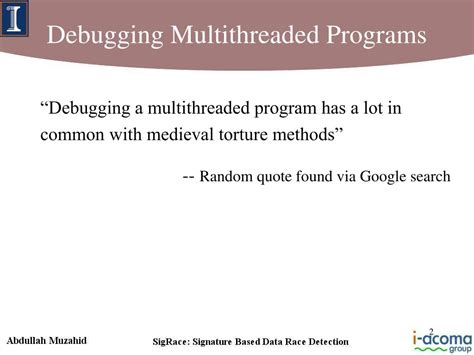 Ppt Sigrace Signature Based Data Race Detection Powerpoint