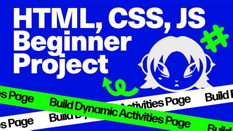 Build An Interactive Activities Page With Html Css And Javascript