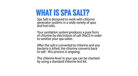 Hot Tub Spa Salt Pool Salt For Salt Systems And Chlorine Generators
