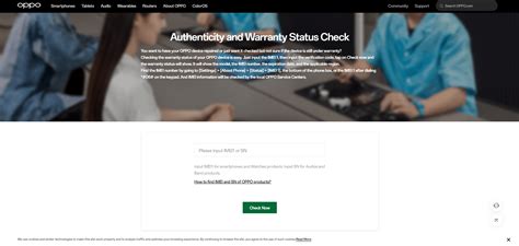 OPPO Warranty Check Online Process Explained TechBriefly