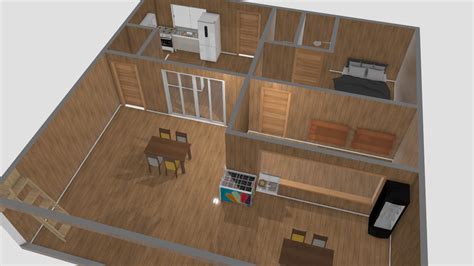 Projeto 4x4 De Abednego Planta 3d Mooble